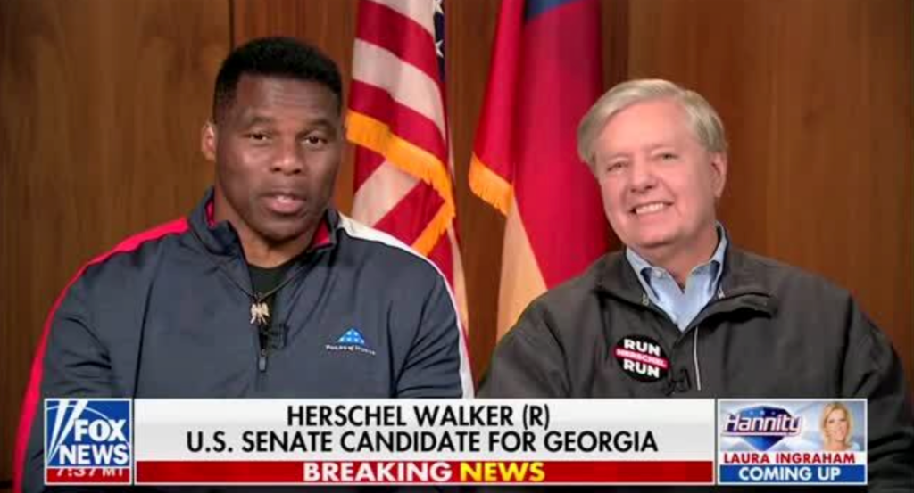 ICYMI// Herschel Walker & Lindsey Graham Join Hannity - NRSC