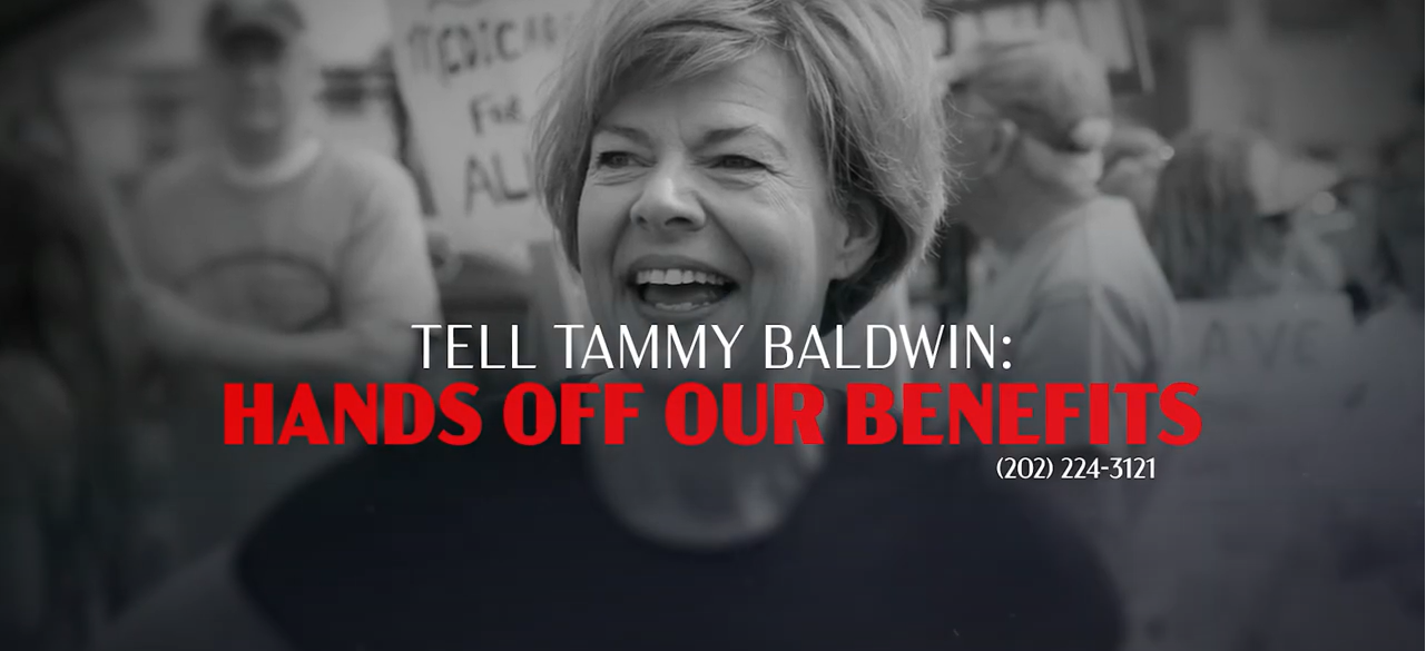 NEW AD: Tammy Baldwin Wants to Take Wisconsinites’ Benefits Away – NRSC